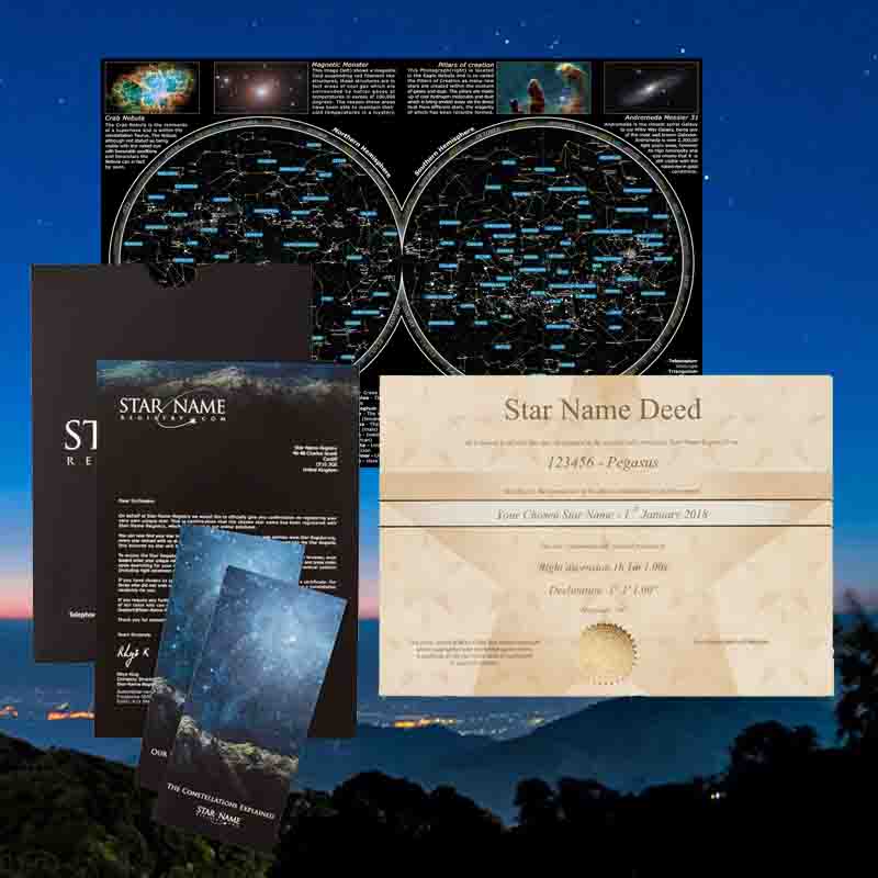 Buy Name A Star Gifts From Our online US Star Registry